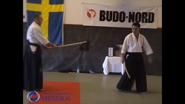 20 Aikido Ken Tai Ken Katadorimenuchi Nikyo, Shishiya Sensei Sundsvall 2004
