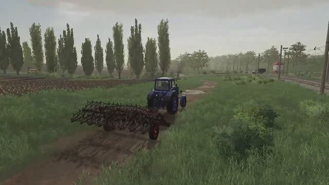 Farming Simulator 19/Карта Кошмак/Культивация полей на МТЗ80,ХТЗ-Т150,К-700А.#12 
Часть2