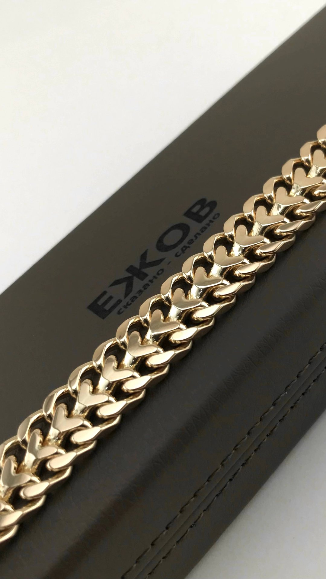 Золотой браслет Зевс 82 грамма золото проба 585