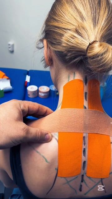 тейпирование для уменьшения боли а шее #RTBalance #АВАР #ВячеславРеут #Лауста #тейп