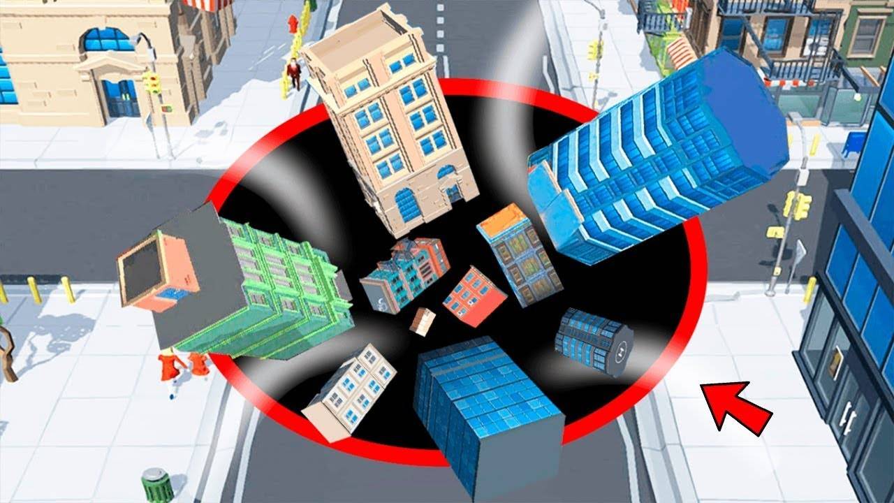 ЧЕРНАЯ ДЫРА HOLE.IO - РЕКОРД