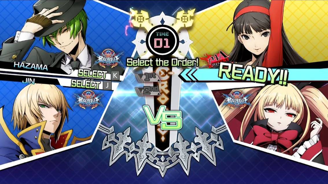 BlazBlue Cross Tag Battle.Hazama vs Yukiko Amagi [ハザマVS天城雪子]