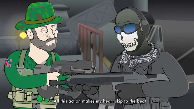 ♪ MAYDAY THE MUSICAL   Call of Duty Ghosts Extinction Animated Parody 2