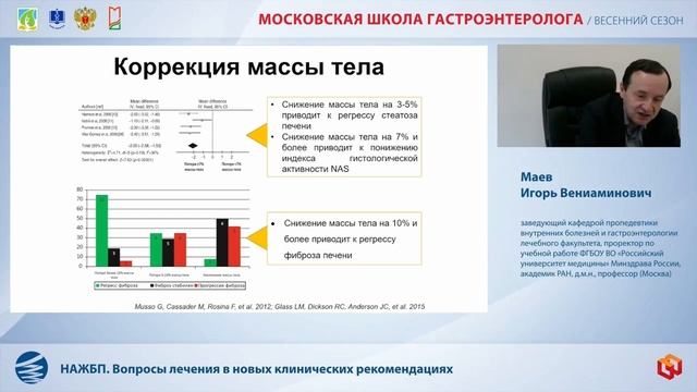 Маев Игорь Вениаминович НАЖБП. Вопросы лечения в новых клинических рекомендациях
