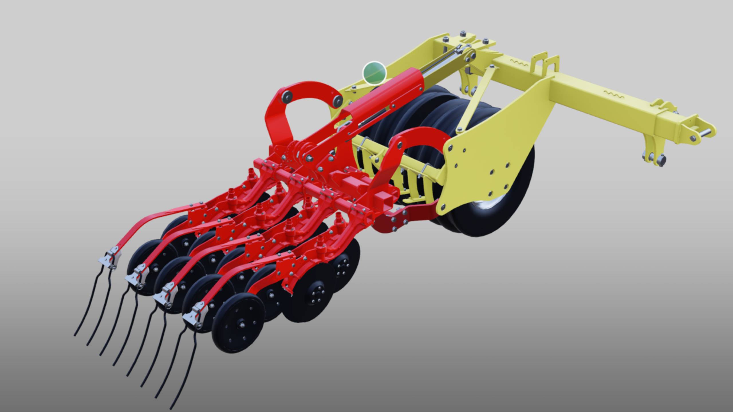 Интерактивная веб-анимация сельскохозяйственной техники Pöttinger