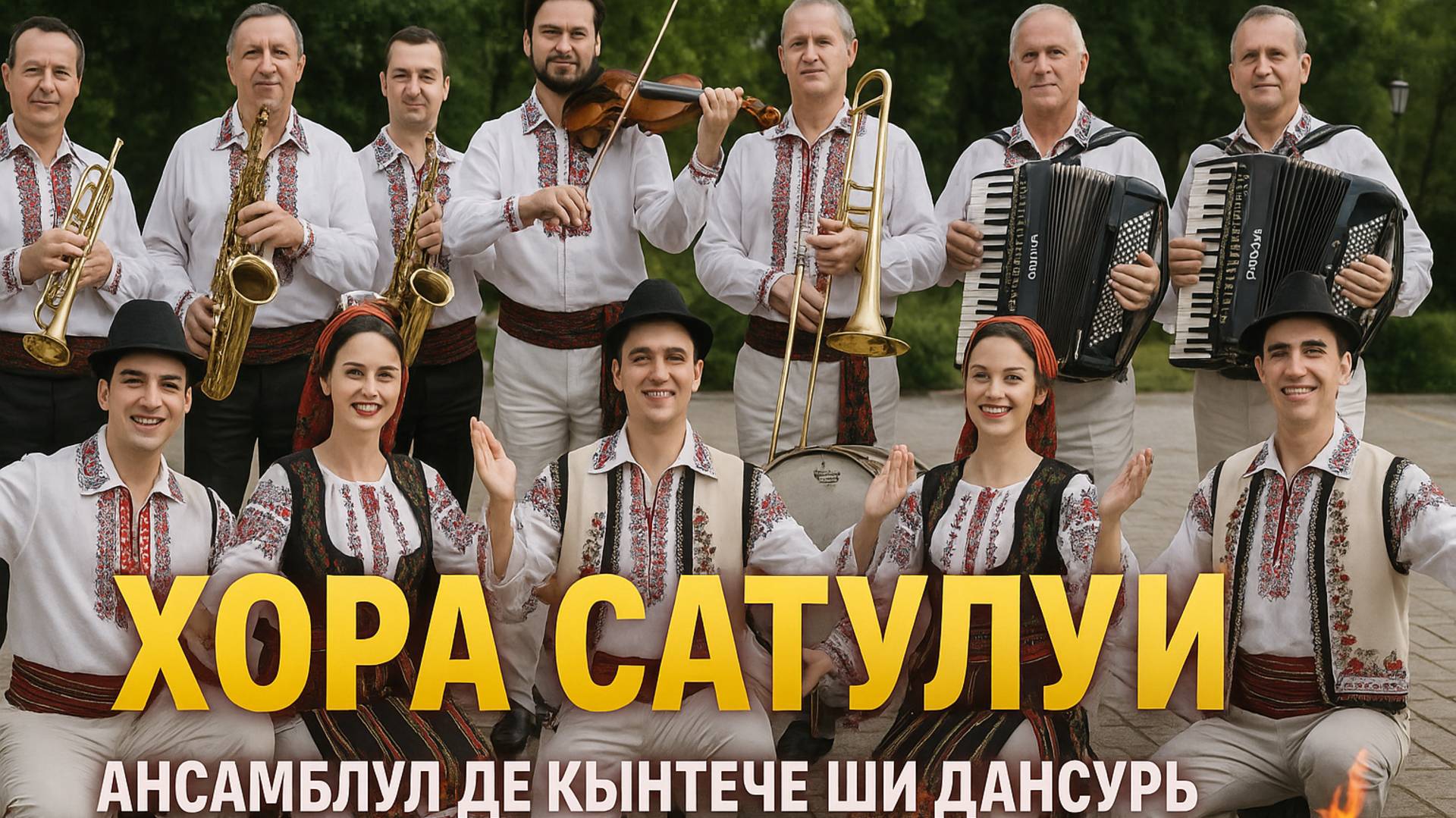 ⚡Хора сатулуй🎶Ансамблул де кынтече ши дансурь 🎵🎺🎻🪕🪈🪇🥁🚀