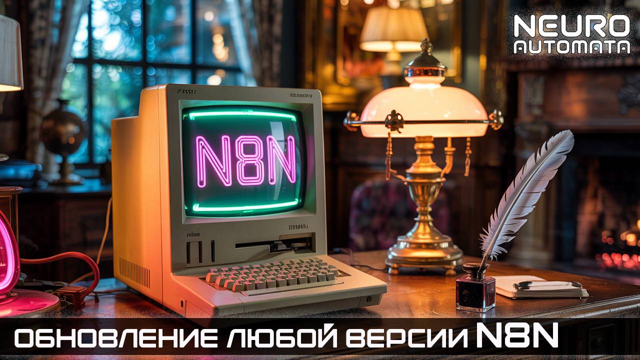 Обновление любой версии N8N.  Portainer, Node JS, Docker Compose yml, Desktop
