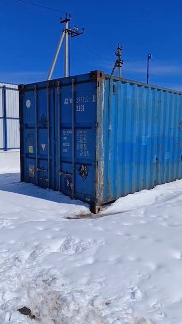 Купить контейнер 20 футов дешево. Отзыв покупателя в Перми