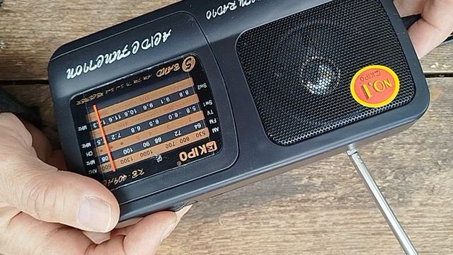 Пример работы на ФМ радиоприемника KIPO