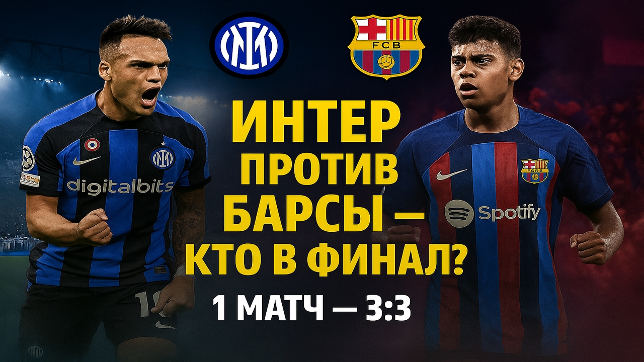 Интер vs Барса — кто в финал? Прогноз