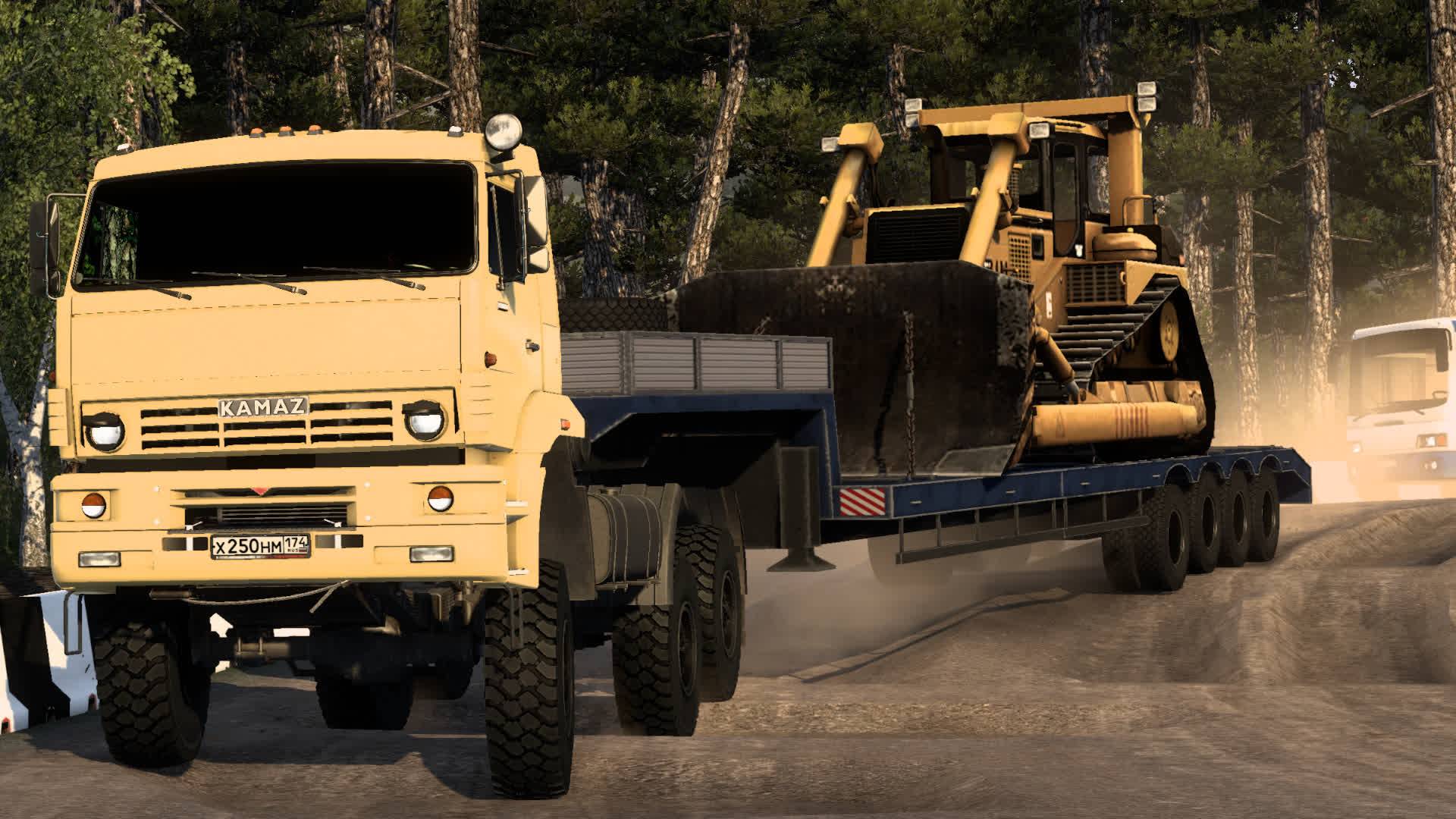 292 / ETS2 1.53 / Суровая Россия Забайкалье "R7" / КАМАЗ 65225 БАТЫР / На Восток.