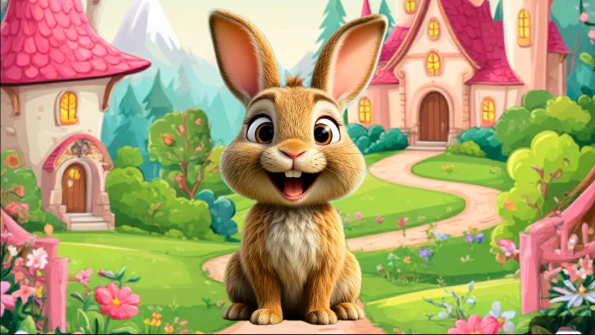 УШАСТЫЙ ЗАЙКА , песенки для малышей и детей, видео для детей