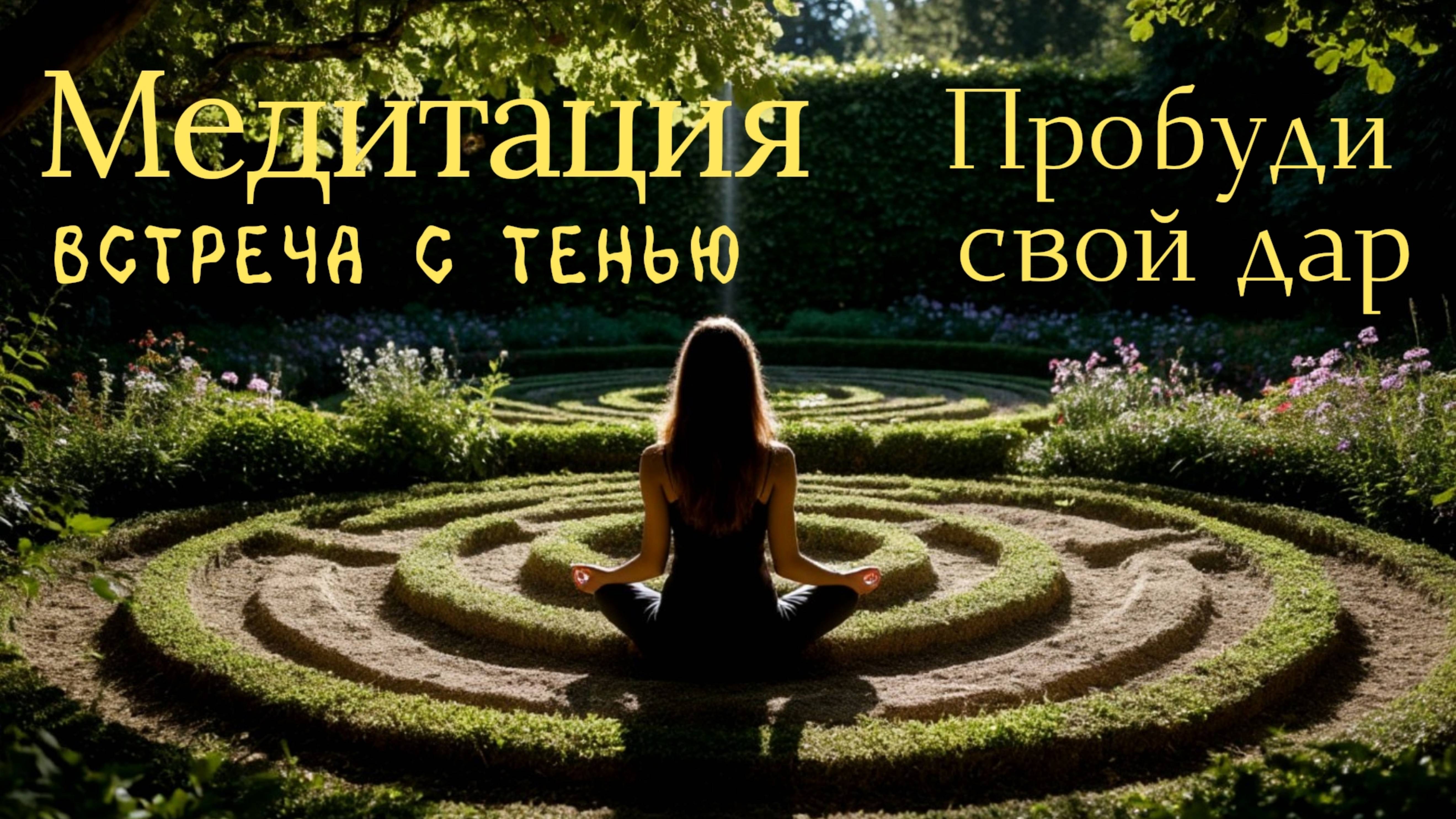 Медитация "Встреча с Тенью: Пробуди Свой Дар и Таланты"✨