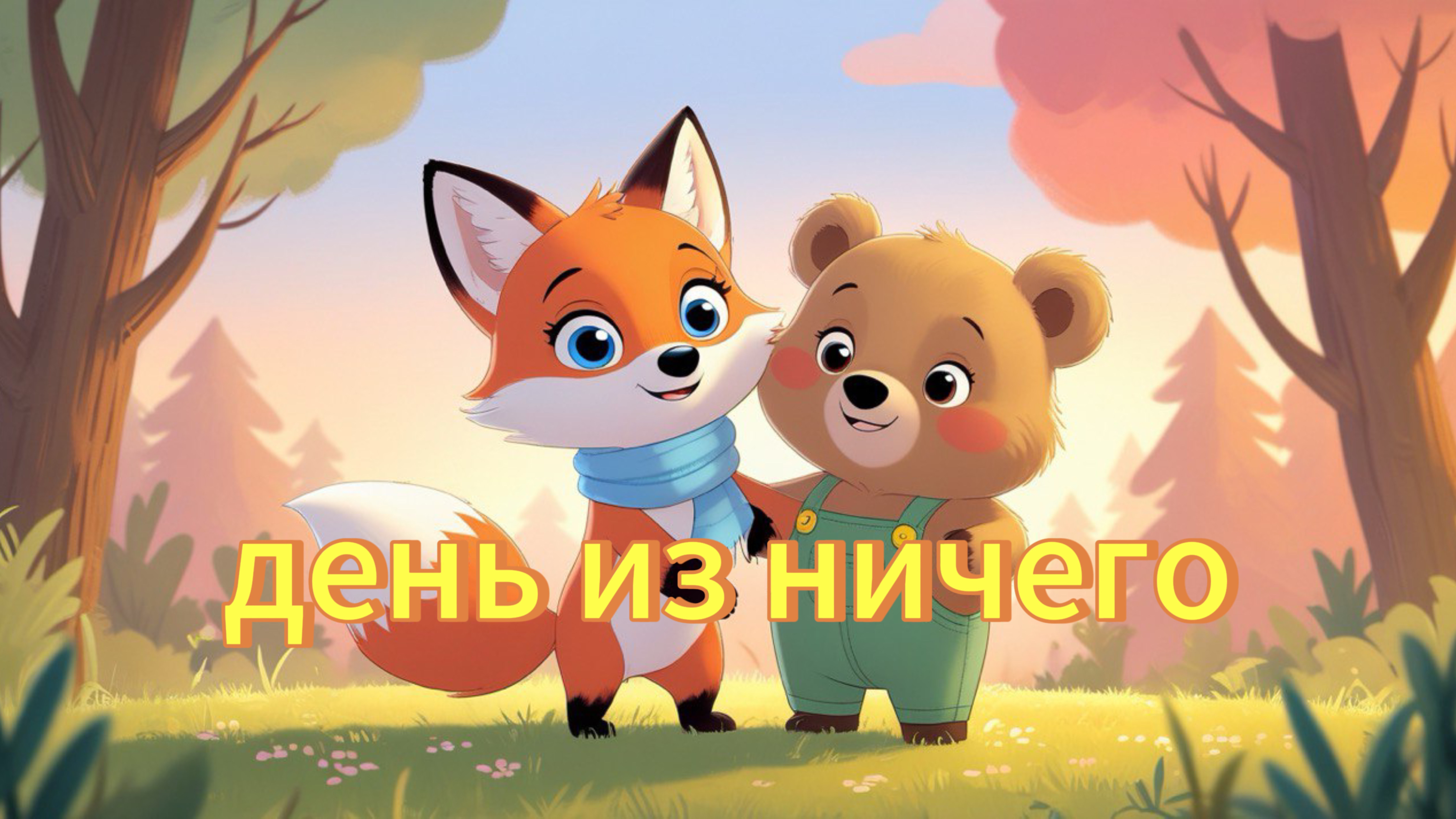 Сказка для малышей - Луня и Медвежонок: День из Ничего! 🐾
