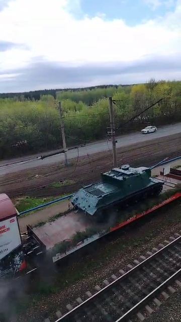 Поезд победы. п.Юдино.