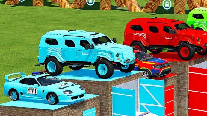 Машинки летают и прыгают! Развивающие мультики Машины помощники. Мультфильмы про машинки