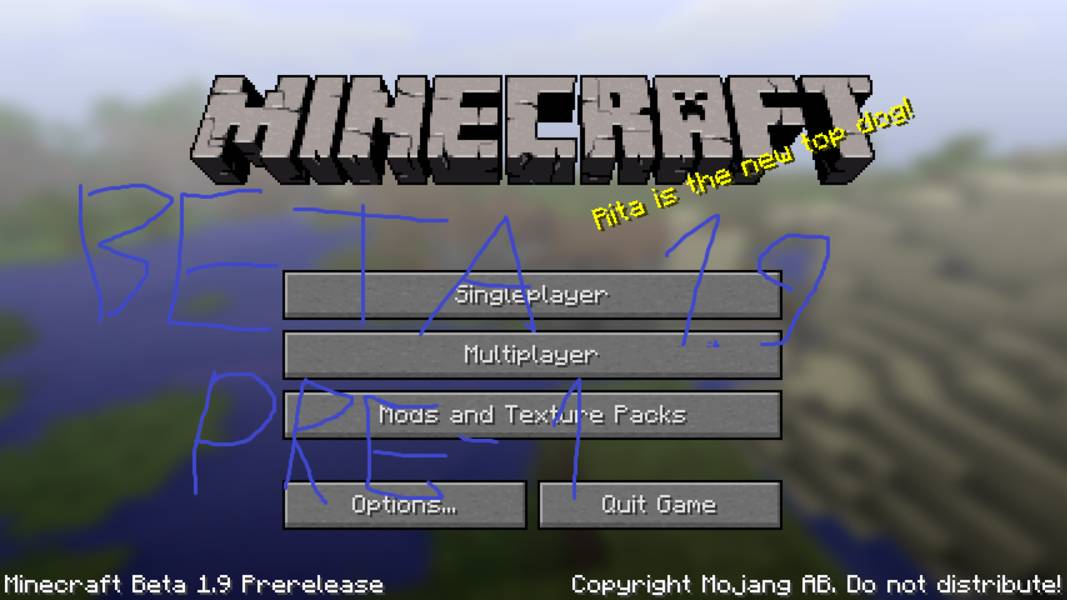Minecraft Beta 1.9 pre 1