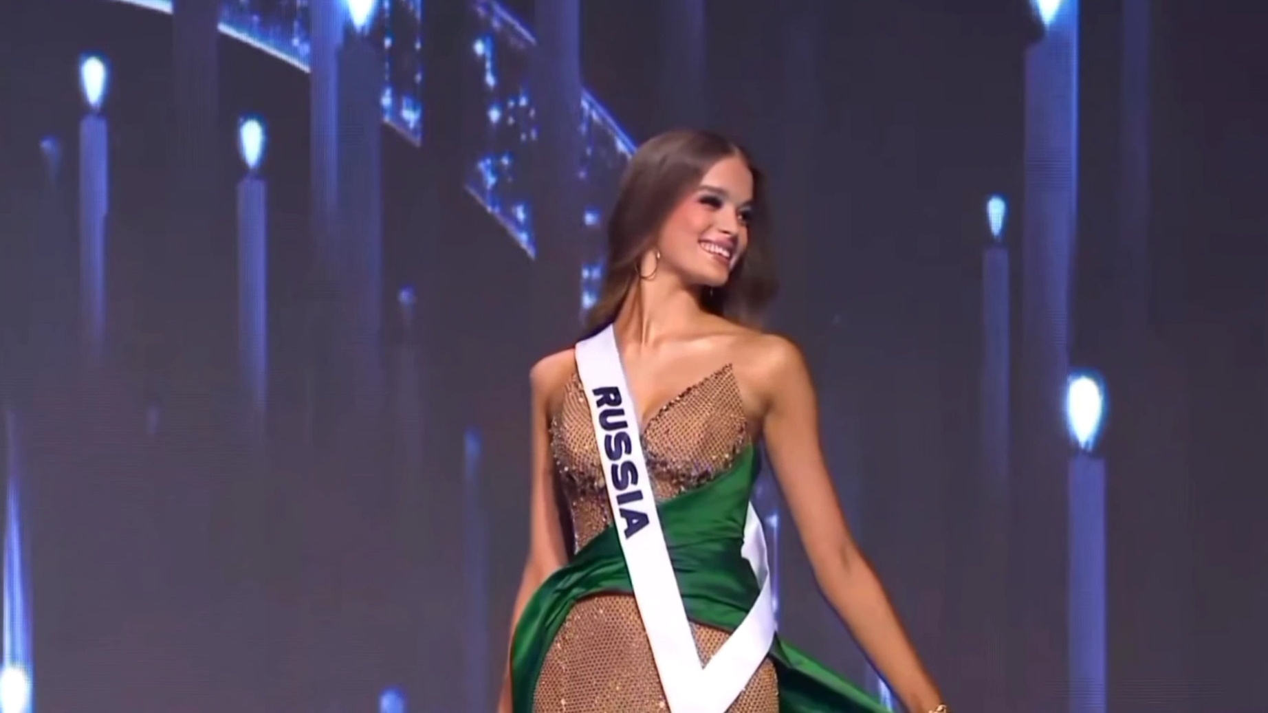 Россия Вечернее платье Топ 12 Мисс Вселенная 2024 Russia Miss Universe 2024 (73) Evening gown