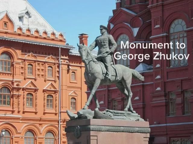 The Monument to George Zhukov