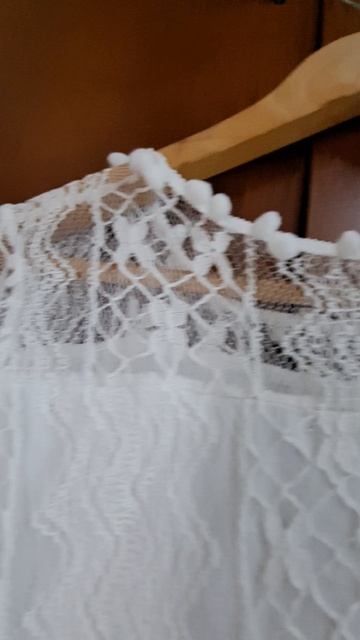 Кружевное платье белое 40 р (на 13-14 )