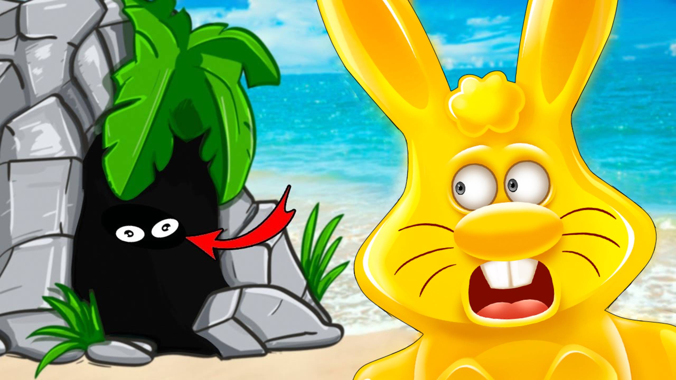 ВЫ НЕ ПОВЕРИТЕ КТО БЫЛ В МОРСКОЙ ПЕЩЕРЕ  С ЖЕЛЕЙНЫМ ЗАЙЦЕМ ХАРИТОНОМ