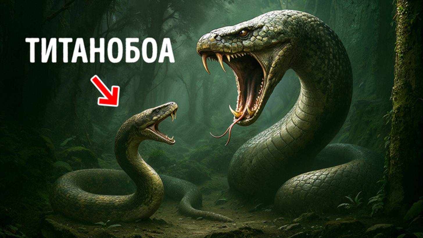 Доисторические змеи настолько страшные, что даже Титанобоа могла бы от них прятаться