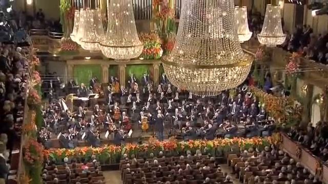 Иоганн Штраус. "Радецки-марш" / Исп. Венский филармонический оркестр. Дирижёр - Даниэль Баренбойм