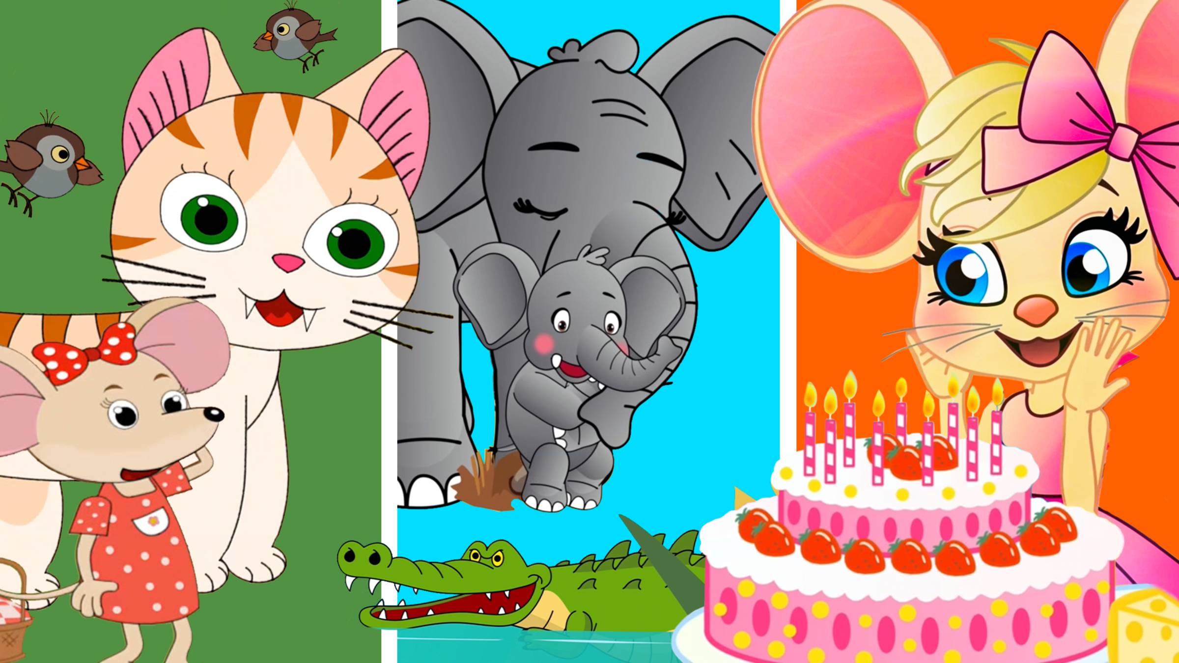 Мультики о  дружбе - Смотрим! Мультфильм Котенок и Мышь и другие сказки