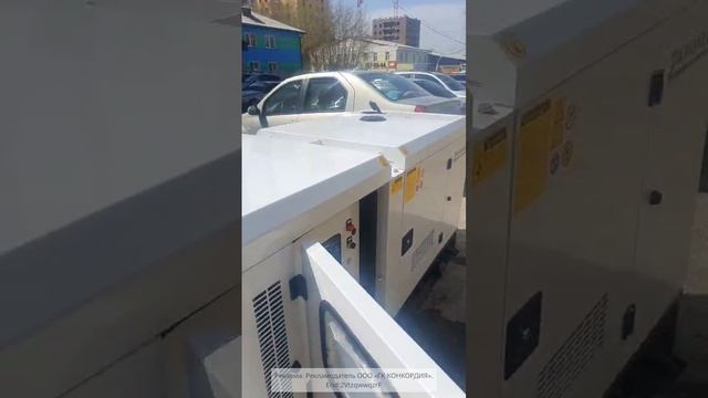 Первый запуск дизельного генератора Zammer AD-20-Т400 Prof в кожухе с АВР в г. Красноярск