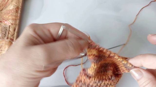 Носки с укреплённой пяткой.
Подробный МК, часть 1