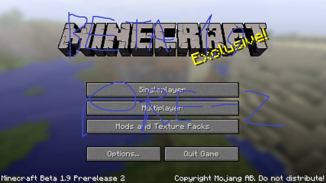 Minecraft Beta 1.9 pre-2