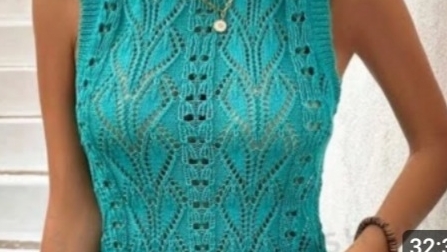 Узор ,,листочки ,, спицами для кофточки.