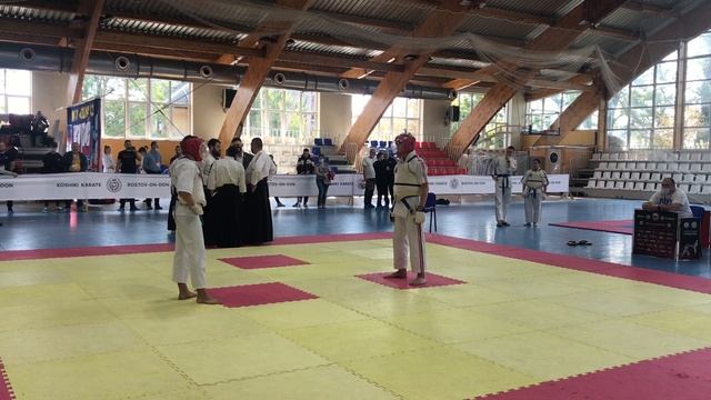 Кубок Евразии 17.10.2021 г. Ростов на Дону (Петр Рыбас - красный шлем белый бант) 1 бой