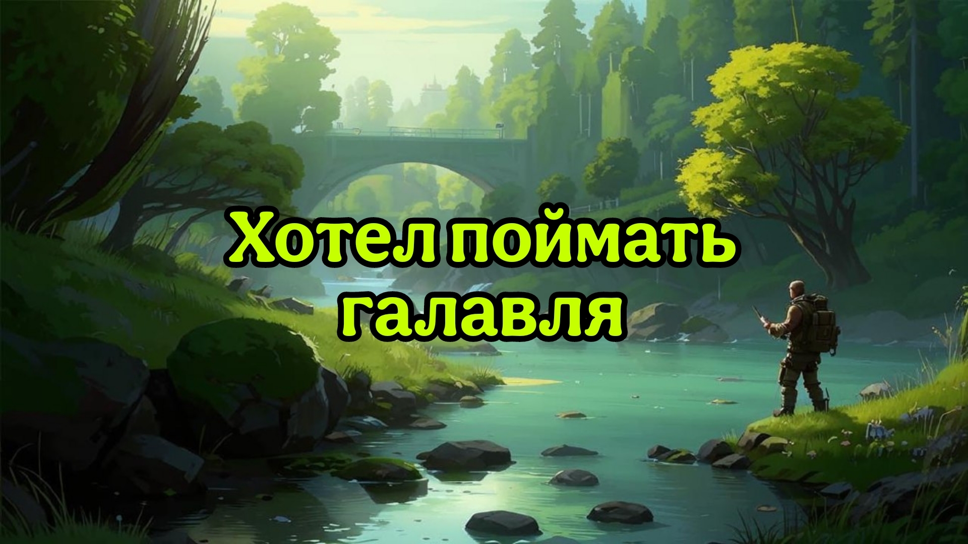 Рыбалка, хотел поймать галавля, а поймал...