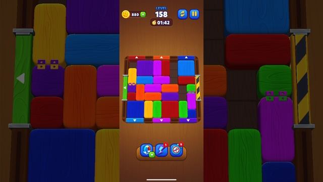 unblock jam puzzle уровень 157, 158, 159