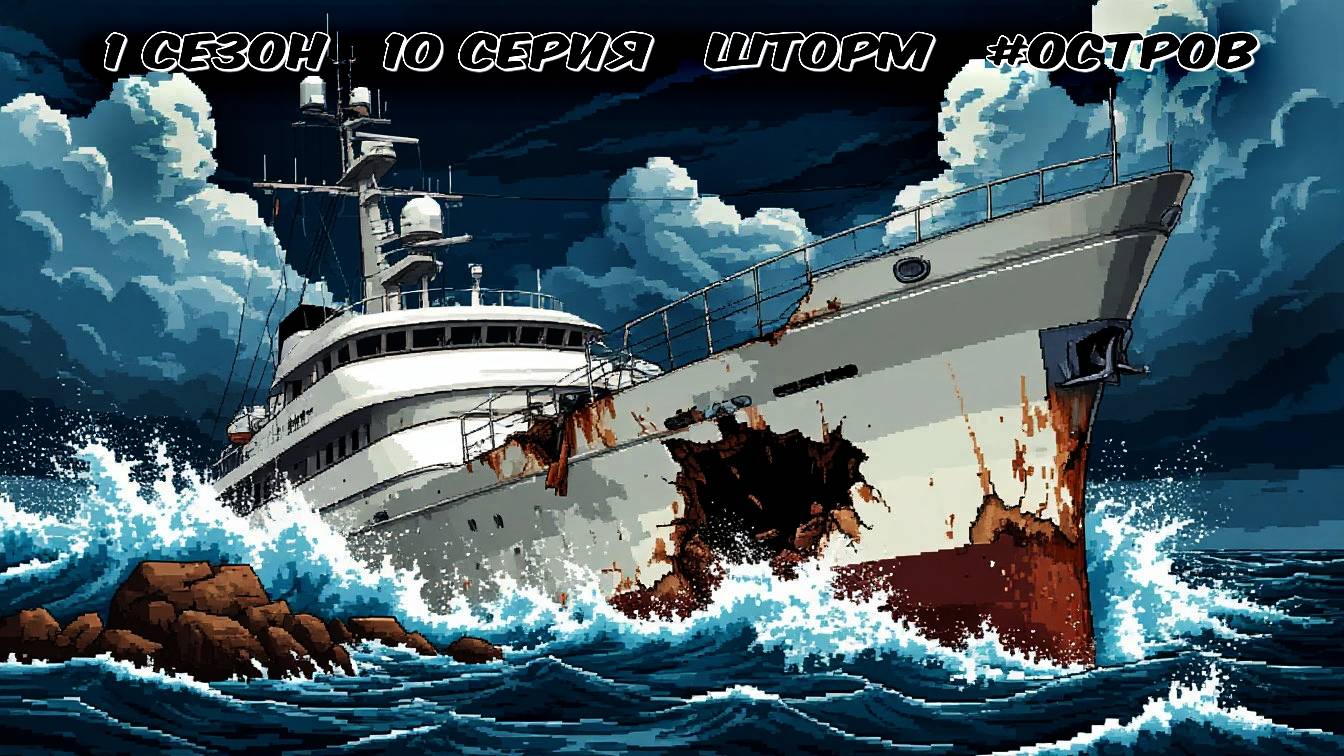 1 сезон 10 серия  ШТОРМ #ОСТРОВ #Сериал #SPNSTAR РЕАЛИСТИЧНЫЙ МАЙНКРАФТ Физик мод  #Physics #Mod