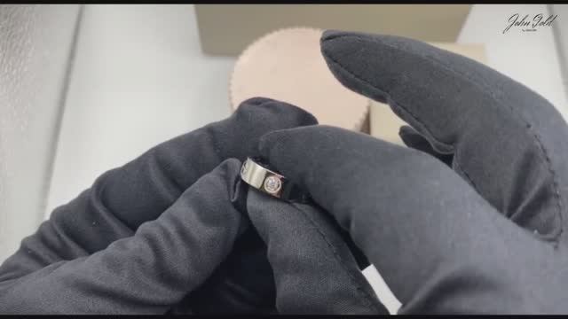 Кольца в стиле Cartier Love Platinum rings  из платины 950 пробы с бриллианатми