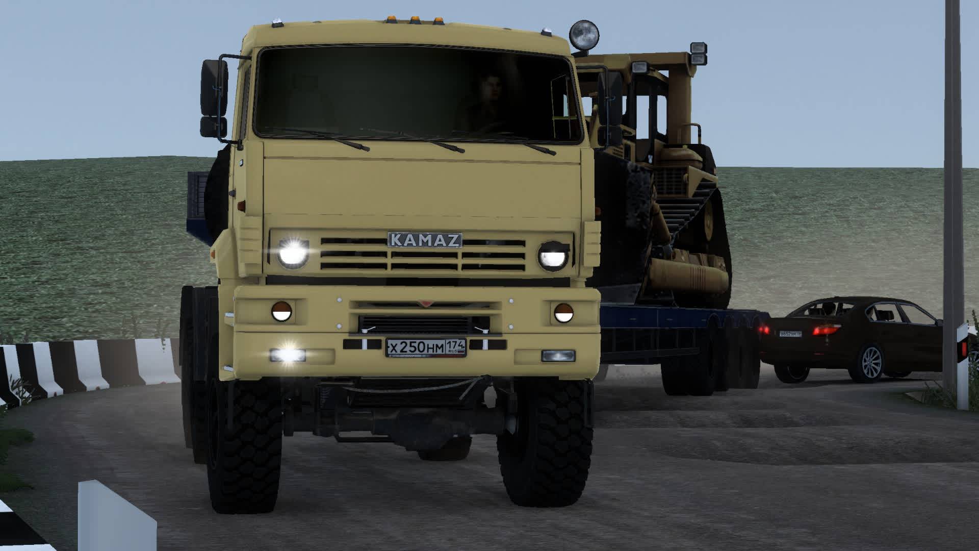 293 / ETS2 1.53 / Суровая Россия Забайкалье "R7" / КАМАЗ 65225 БАТЫР / На Восток.