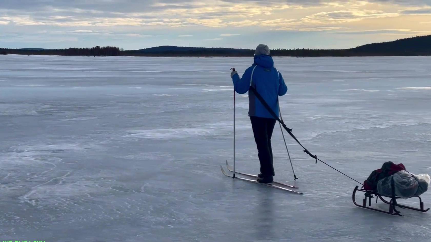 ЛЕДЯНАЯ РЫБАЛКА. На лыжах по разливам. Майская АВАНТЮРА.2025.