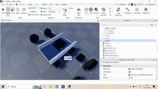 как сделать машину Roblox Studio how to make car in Roblox Studio