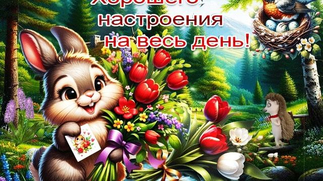 Хорошего настроения на весь день! Пожелание хорошего настроения.