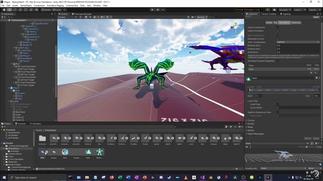Inverse Kinematics (IK) для ног в Animation Rigging