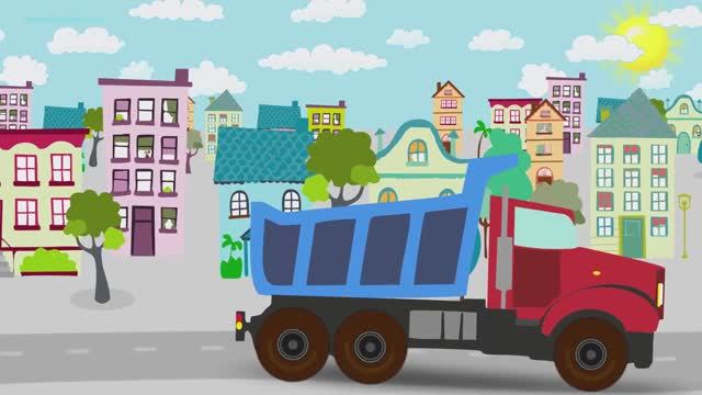 Машинки. Грузовик. Учим буквы. Учим Алфавит. Развивающий мультик
