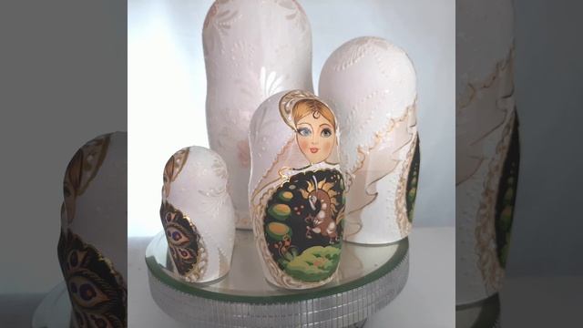 Матрешка художественная Москва 5-кукольная 18 см