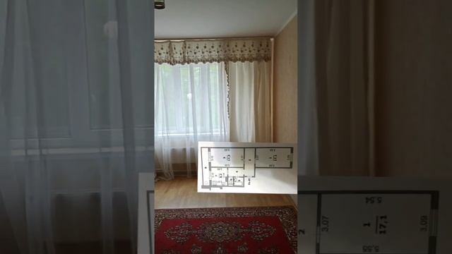 Двухкомнатная квартира с индивидуальным отоплением в Белгороде
