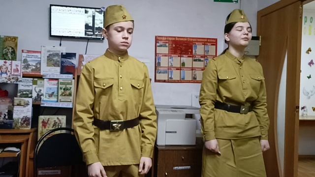 "Диалог на войне" читают Перепелица Ангелина и Жаворонков Дмитрий (г. Липецк)
