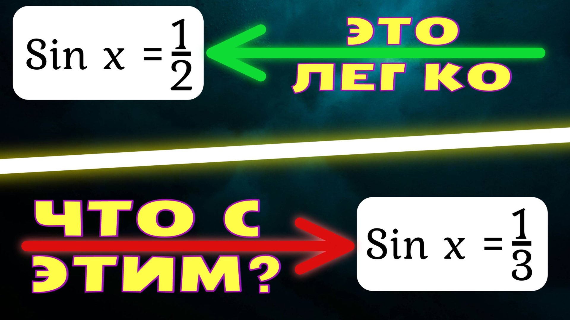 Простейшие тригонометрические | Арксинусы и арккосинусы
