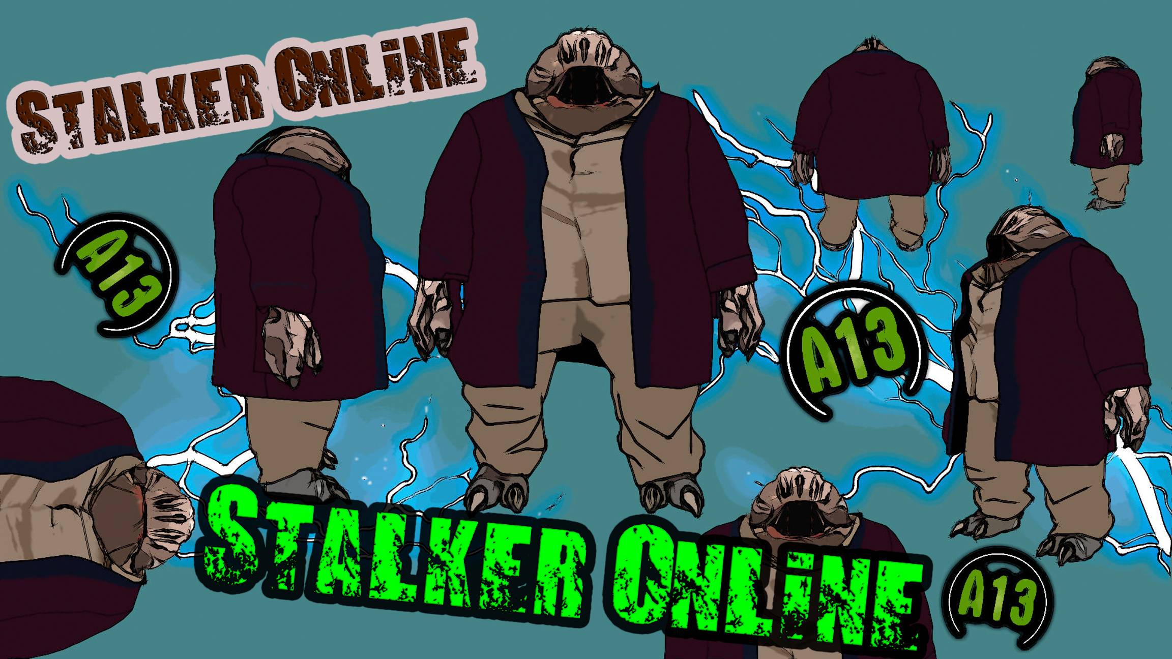 Stalker Online - Переодеваем Бляка в халат с пижамой + Делаем RIG