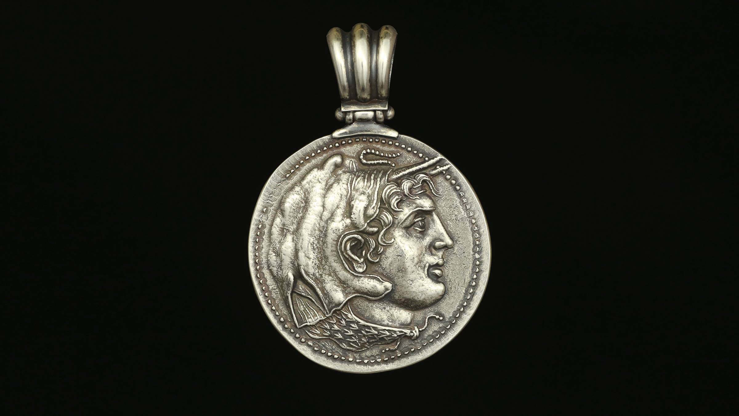 Подвеска с монетой Александр Македонский