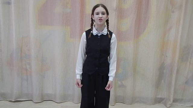 "Солдату нужен радости глоток" читает Вероника Наумова (г. Липецк)